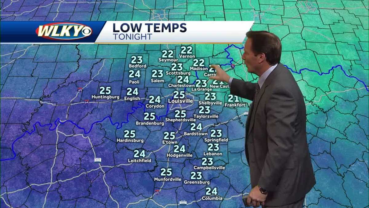 Chilly temps expected through Thursday