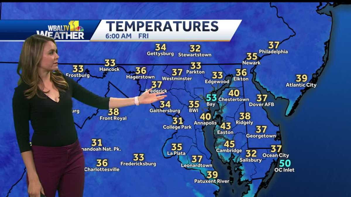 Chilly start Friday morning