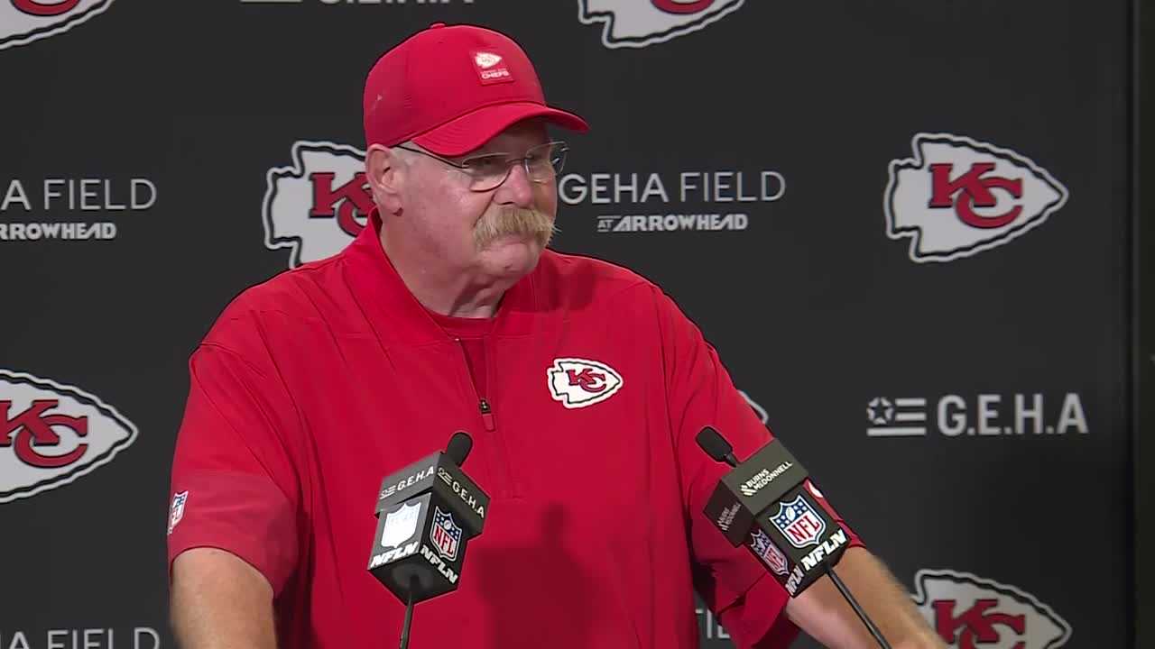MxM News: Chiefs head coach Andy Reid addresses reporters after 37-20 ...