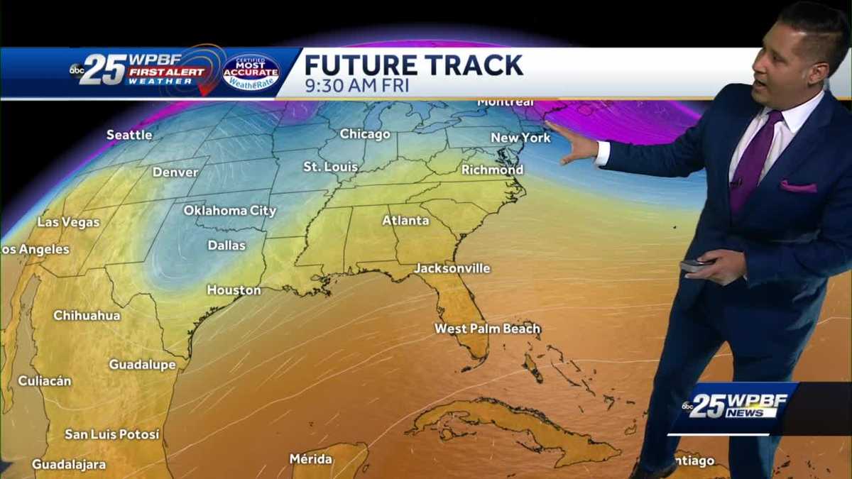 Strong cold front on the way