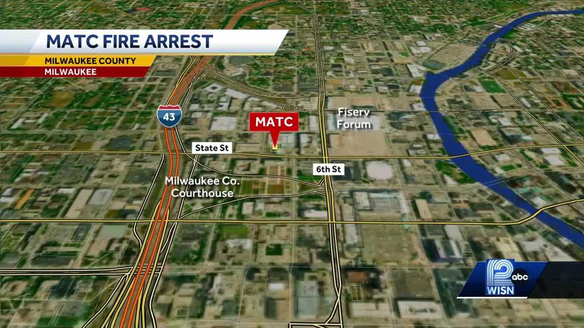 Man arrested, accused of setting fire in MATC campus building