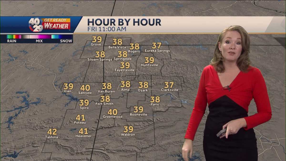 Frigid forecast to finish the workweek