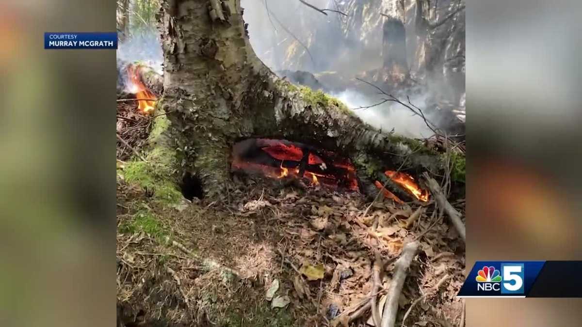 Crews battle underground forest fire in Green Mountain National Forest