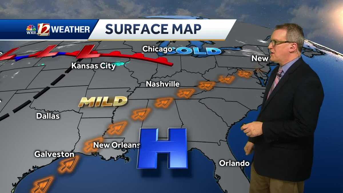 WATCH: Sweet Valentine's Day weather, cooler weekend with rain