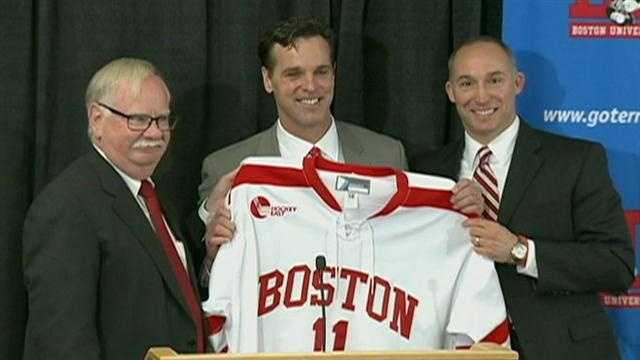 First goal of new BU hockey coach: Beat BC