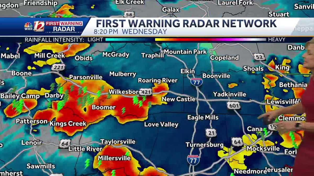 9pm update -Meteorologist Lanie Pope on Triad flooding tonight