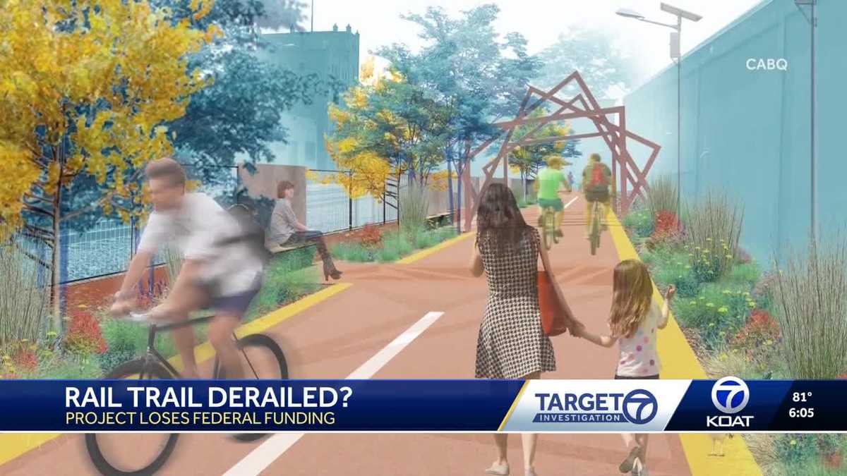 Albuquerque's rail trail funding pulled by Trump administration