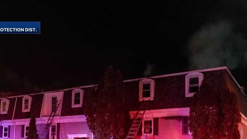 Multiple families displaced after apartment fire in Okolona