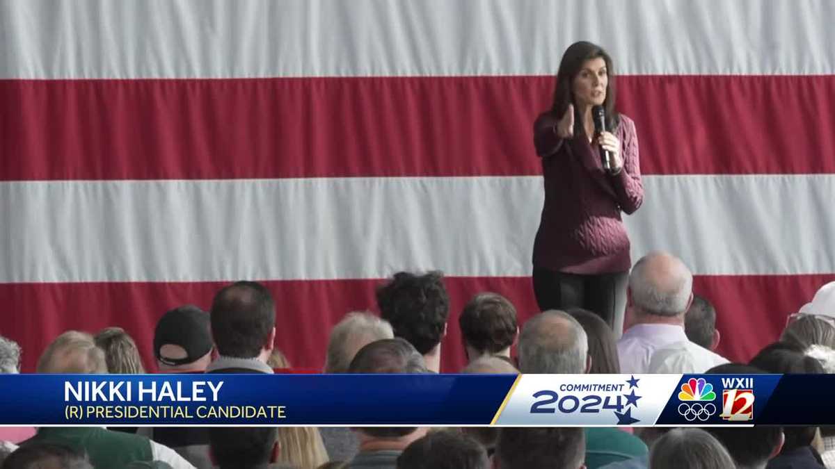 Nikki Haley speaks to supporters in Raleigh on last day of early voting
