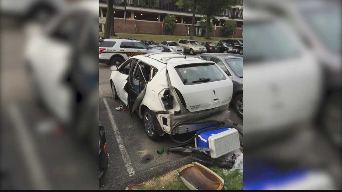 Propane tank explodes as woman lights cigarette in car on North Side