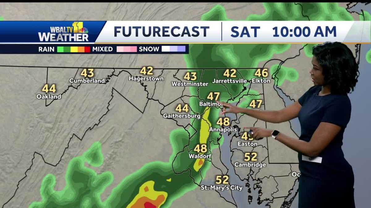 Rain continues into Saturday: See when it clears
