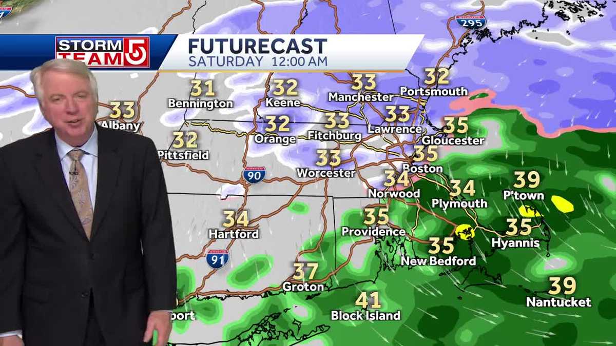 Video: Warmer temps, rain on Friday, possible weekend snow