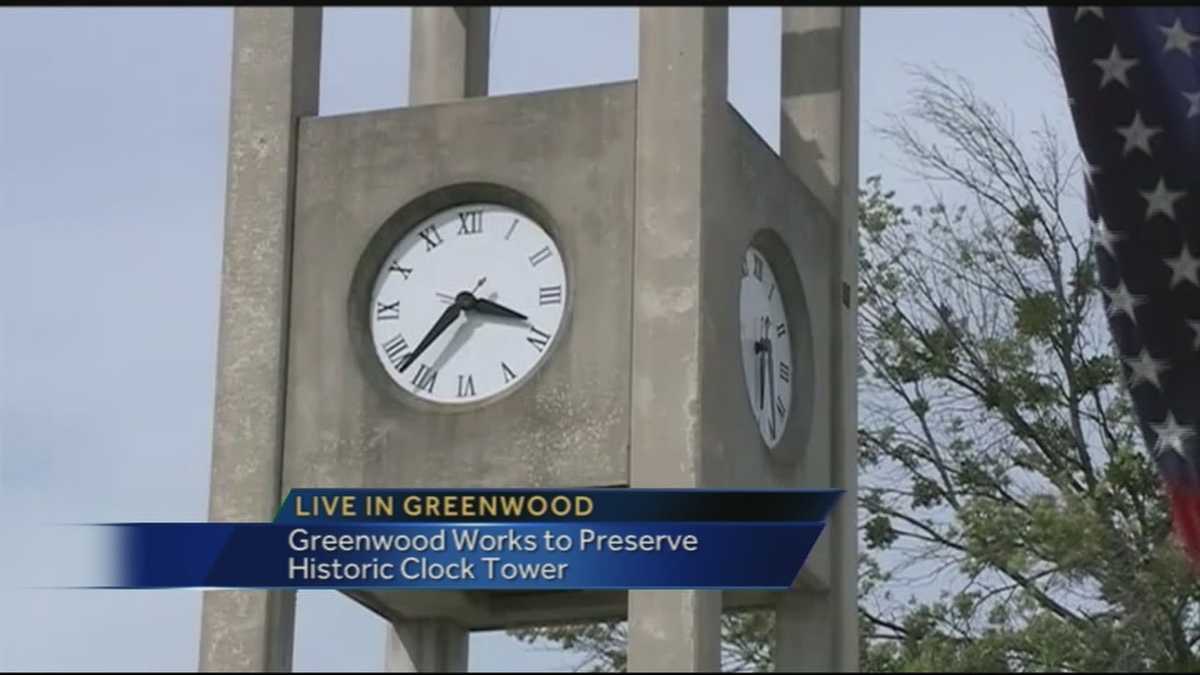 Greenwood works to preserve historic clock tower