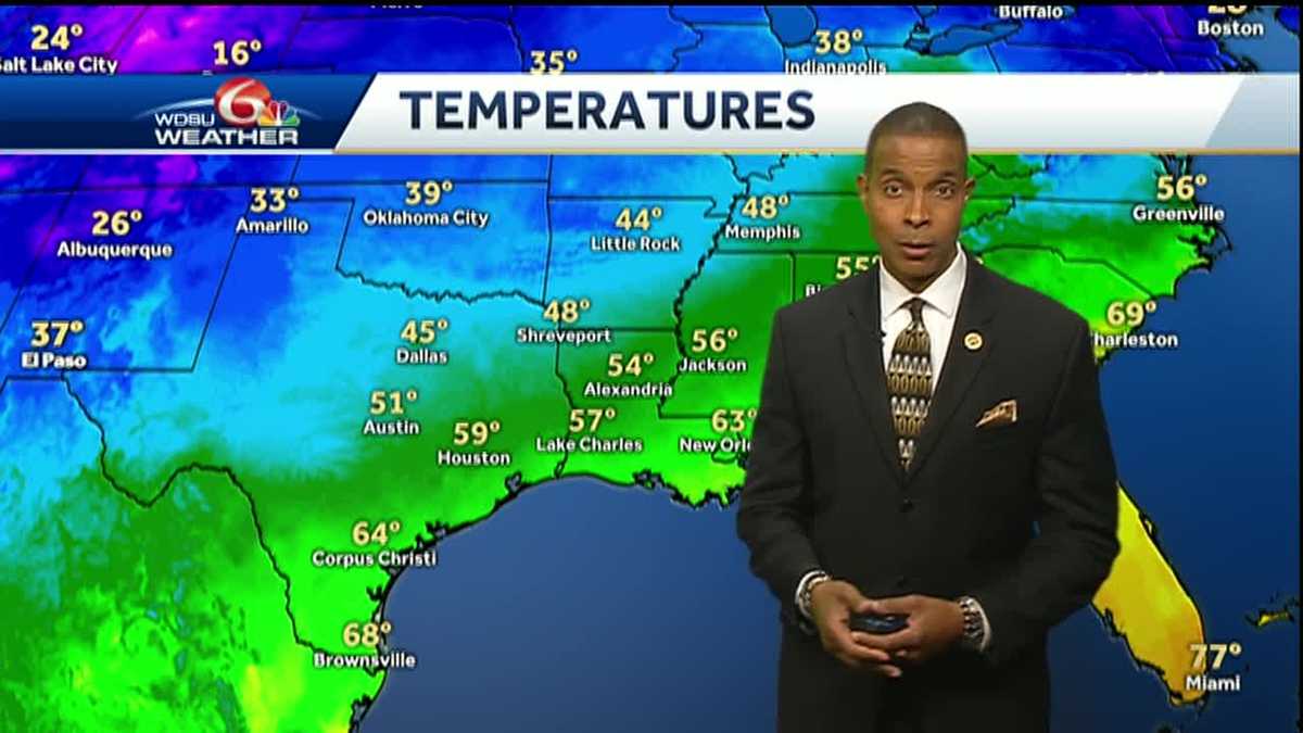 Temperatures are falling