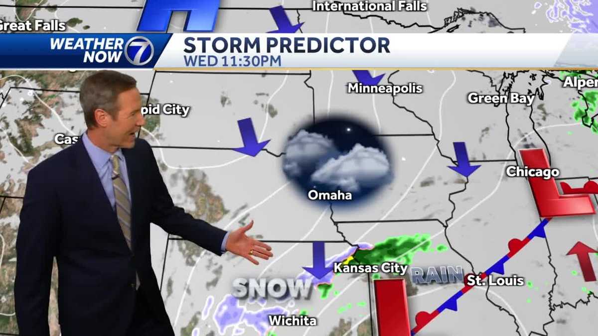 Wednesday evening January 11 Omaha weather