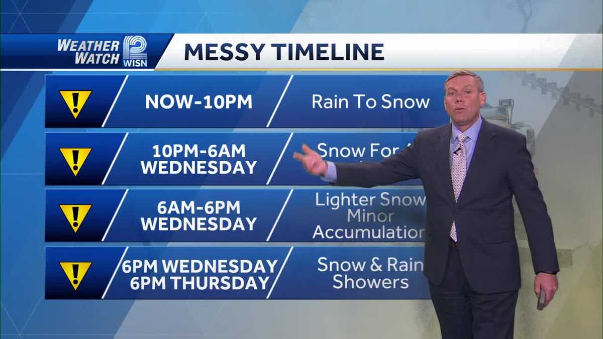 Weather: Cold Rain To Snow