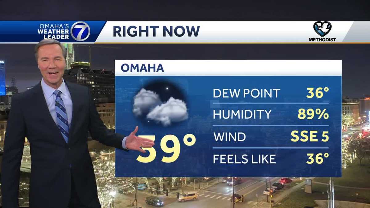 Not bad weather this evening in Omaha, and no ice!