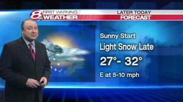 Russ' Saturday forecast