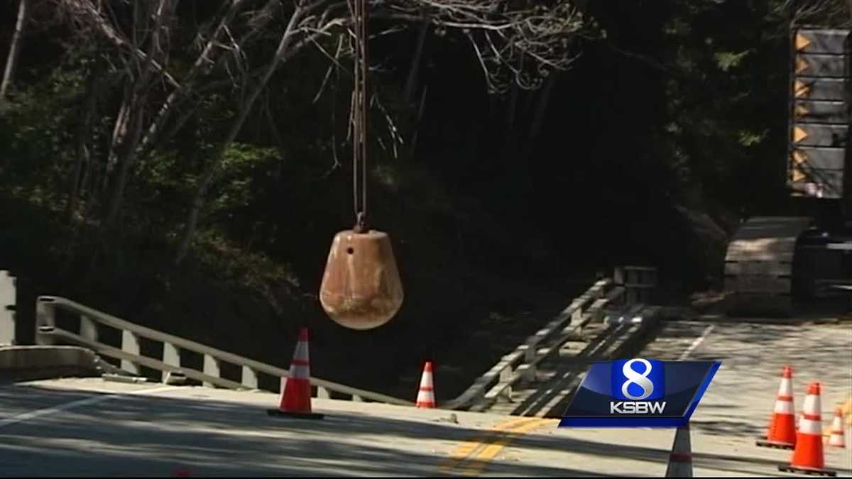 Big Sur bridge vs. wrecking ball: Bridge wins Day 1