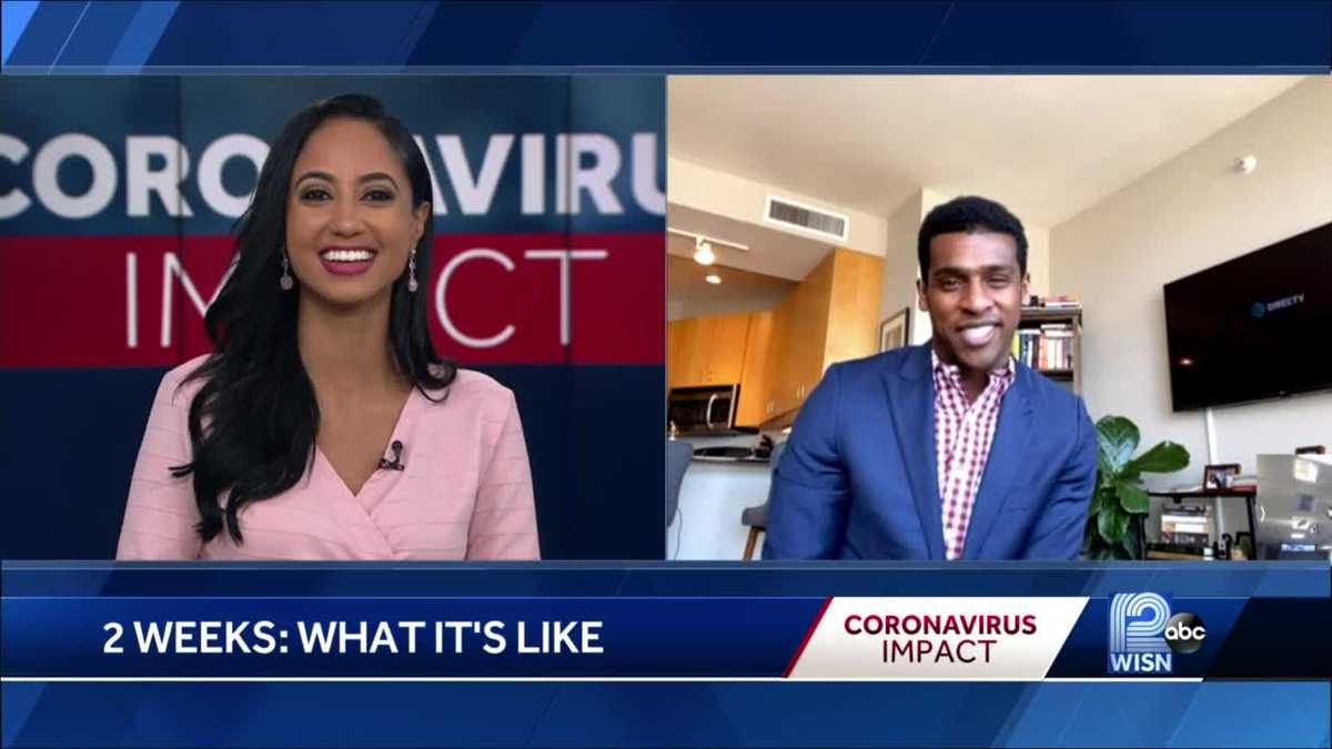 WISN 12 News' Sheldon Dutes almost done with self-quarantine