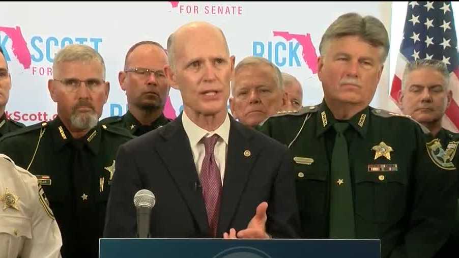 Rick Scott endorsed by Florida sheriffs as he seeks reelection