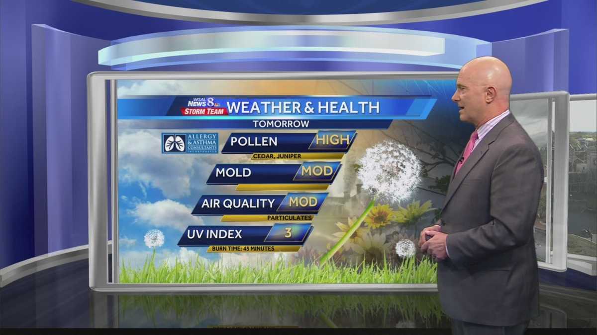 Joe Calhoun's forecast: Not as cool tonight, 64 degrees