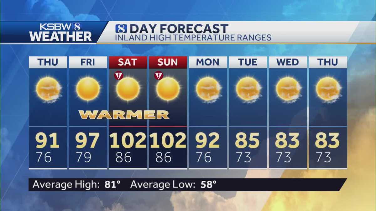Mostly sunny Thursday afternoon with few morning clouds
