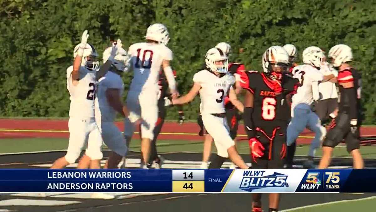 Anderson Raptors 44, Lebanon Warriors 14