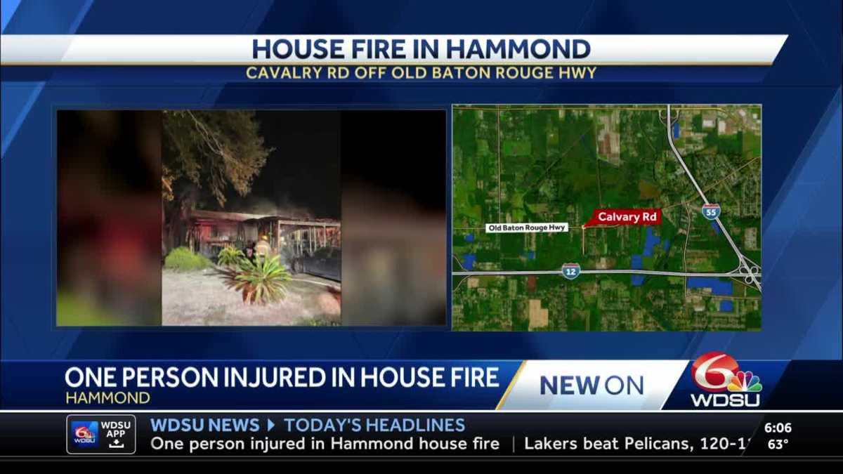 Hammond house fire rescue