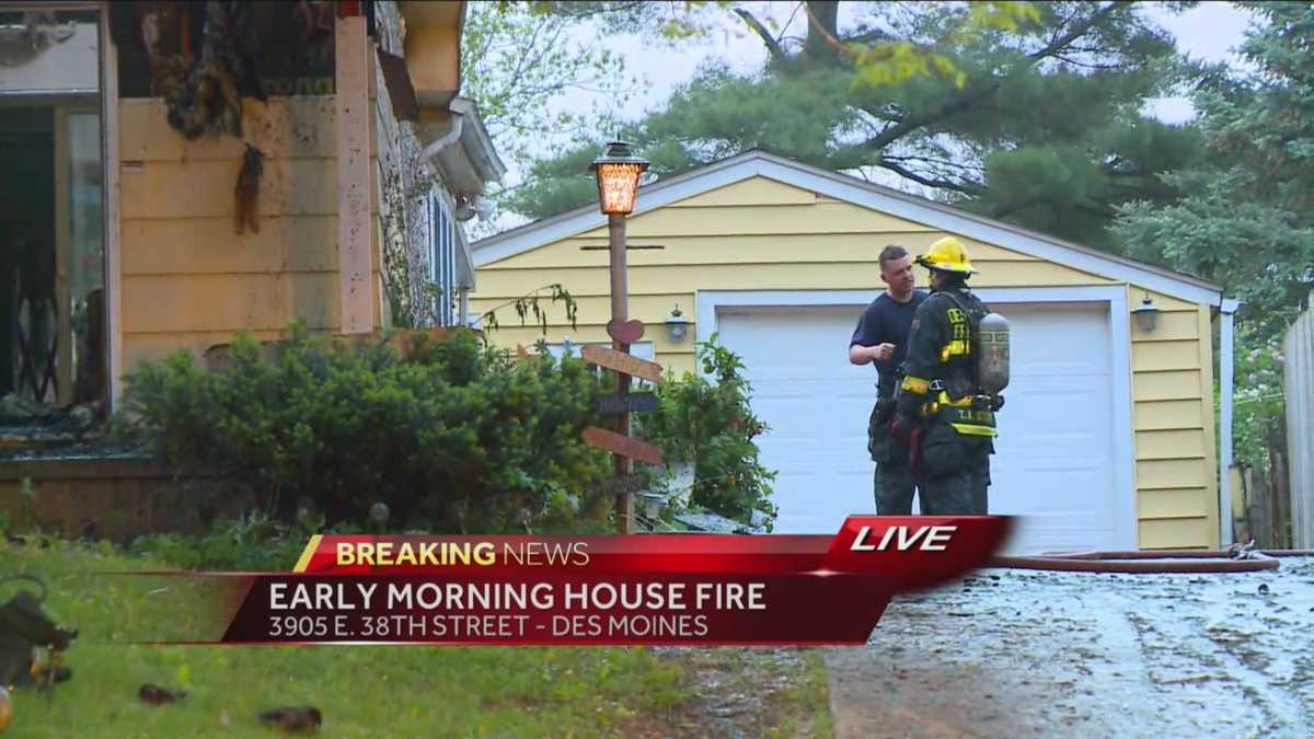 Truck driver alerts family to house fire