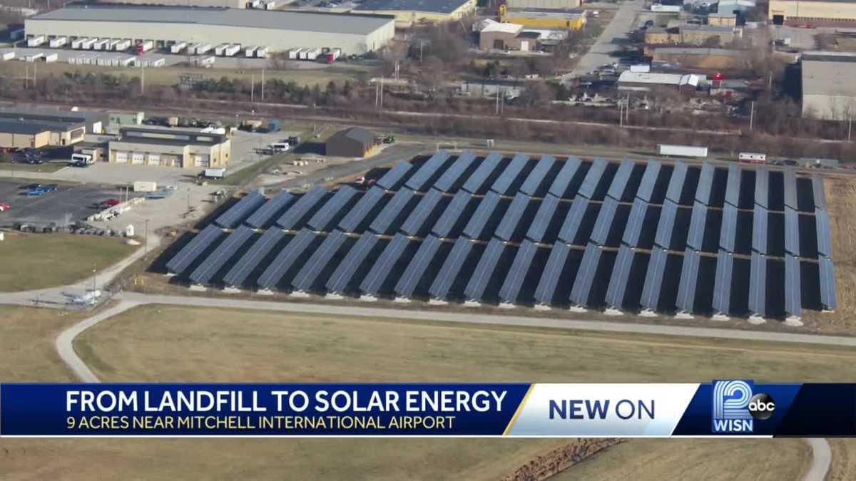 Largest solar project in Milwaukee history unveiled at MKE