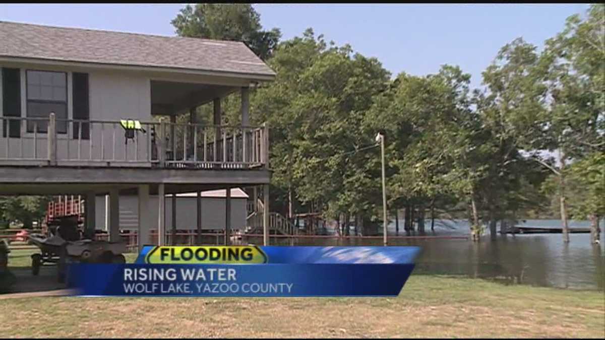 Wolf Lake flooding in Yazoo County