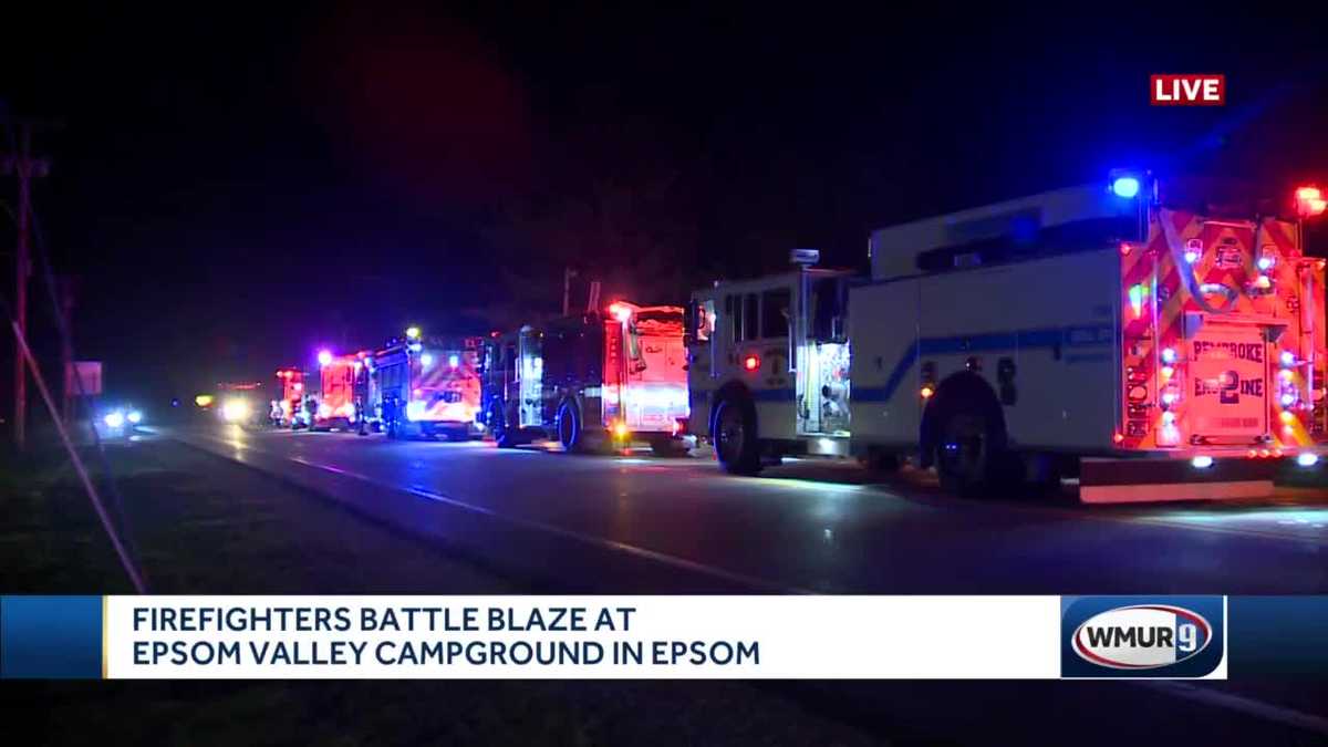 Epsom campground fire