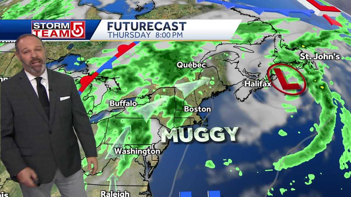 Video: Hot, muggy stretch with rain late in the week