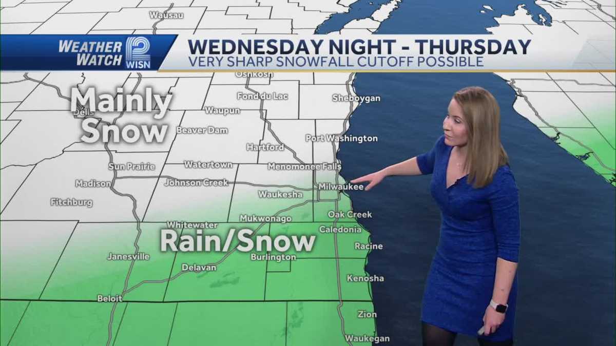 Weather: Wintry mix, snow return Wednesday night