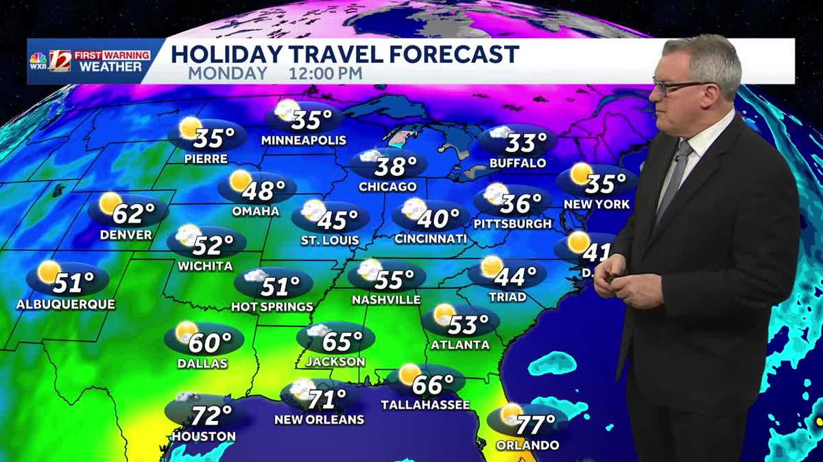 Warm North Carolina weather returns home for the holidays