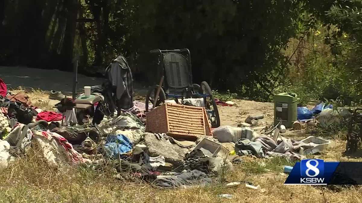 A California city starts clearing homeless encampments
