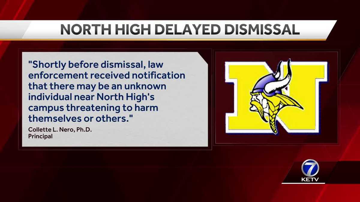 Omaha North High delays dismissal over incident near school