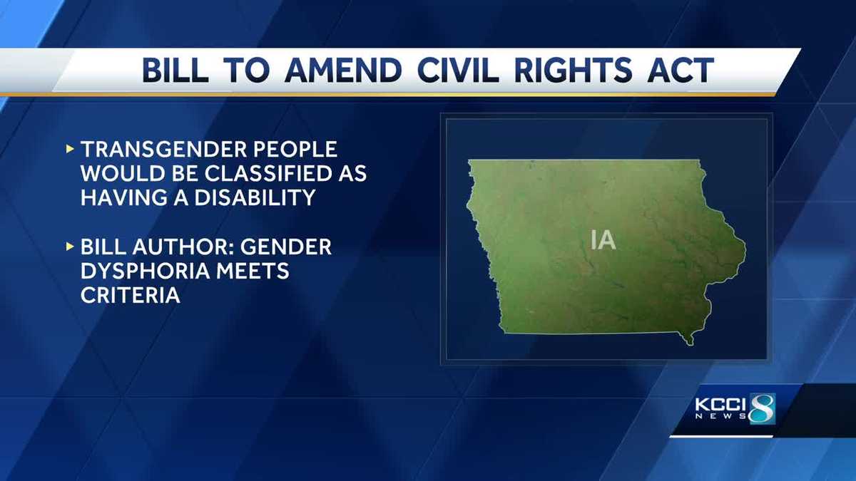 Iowa legislature: Transgender Iowans may be classified as disabled if a ...