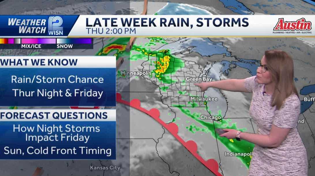 Southeast Wisconsin weather: Sun today, showers tomorrow