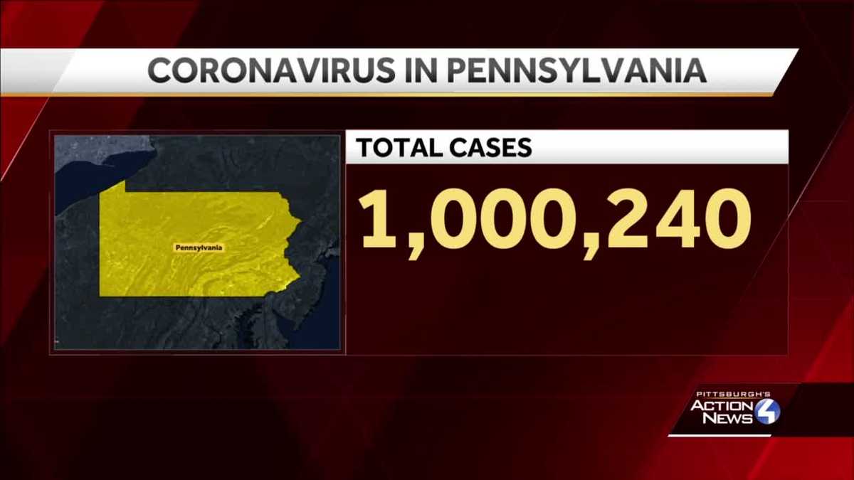 COVID-19: Pennsylvania surpasses 1 million cases since coronavirus ...
