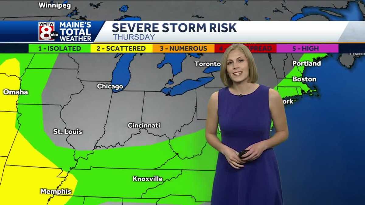 Hot & humid today, isolated shower/storm possible