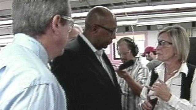 U.S. Trade Ambassador visits New Balance factory