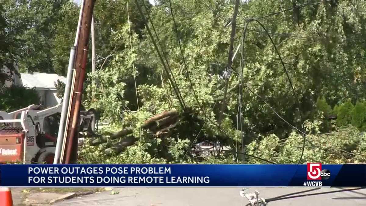 Remote students struggle after power outages