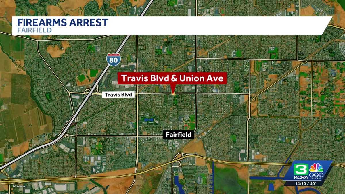 Man arrested after firing shots in middle of a Fairfield street
