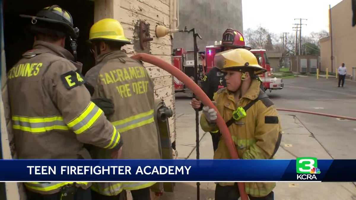 Teens show off their skills from Sacramento firefighter youth academy