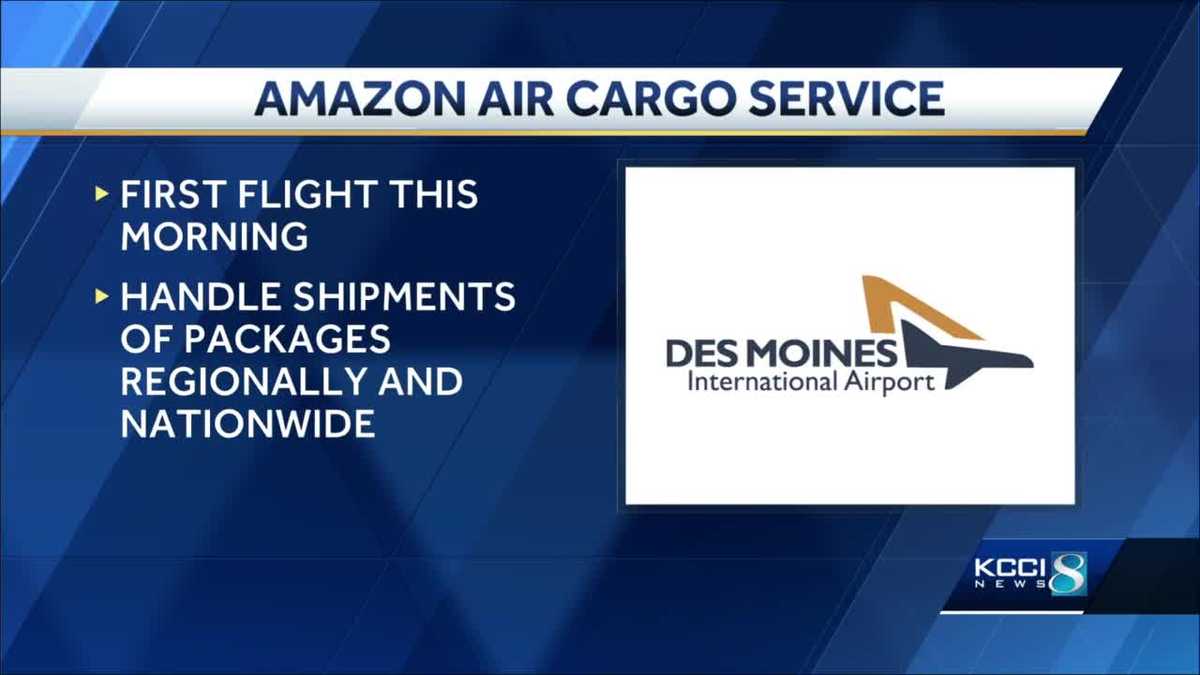 Amazon launches air cargo service in Des Moines, Iowa