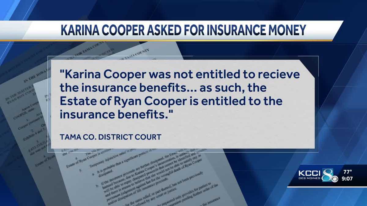 Iowa murder case: Ryan Cooper's family requests life insurance payments ...