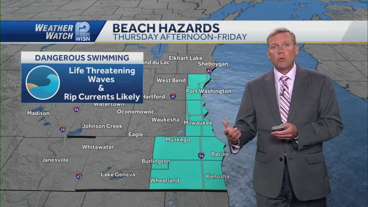 Weather: Cooling Down & Swim Danger
