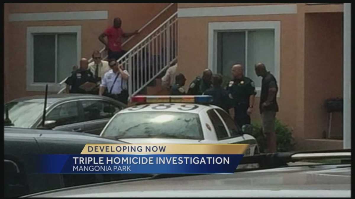 Search for motive continues in Mangonia Park triple homicide
